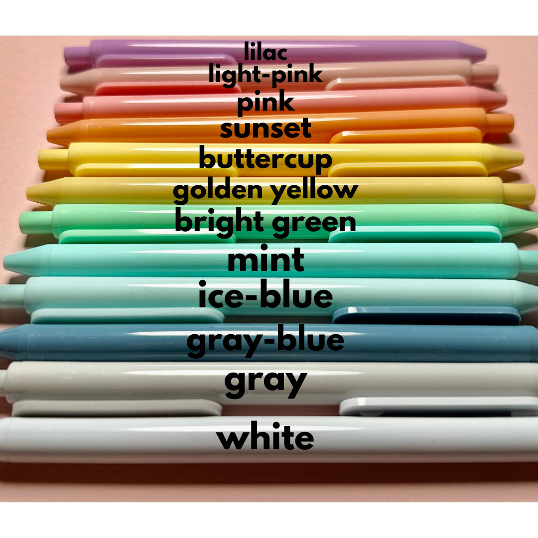 Pastel Writing Pen – Hola Sunshine